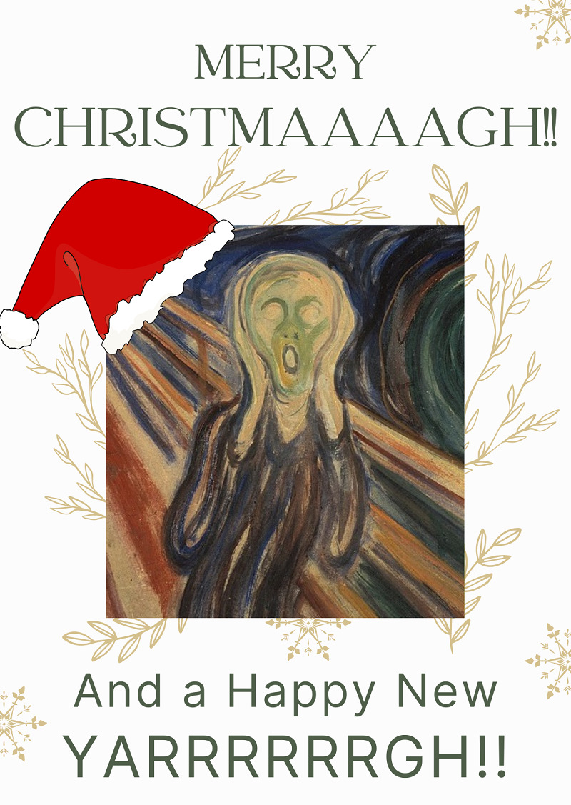 Christmas Cringe: 7 Paintings That Make Bad Holiday Cards